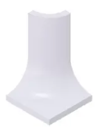 Series 15 - 3" soft radius cove/base - outside corner | Zen+Clay