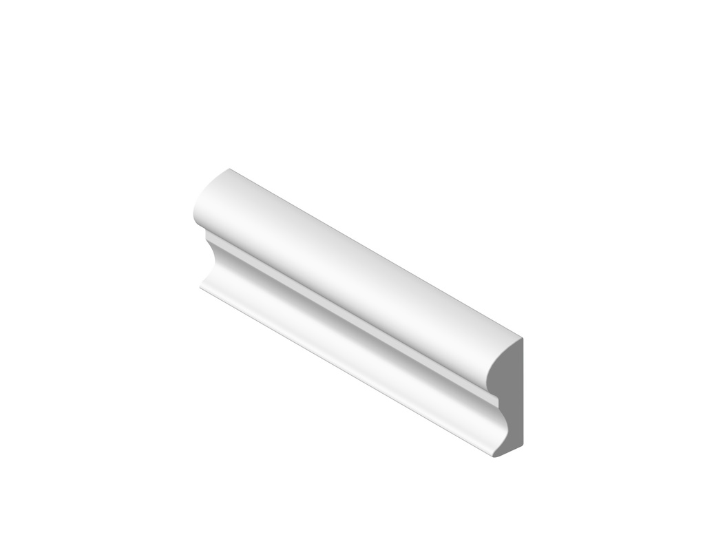 2" x 6" round cap moulding | Zen+Clay